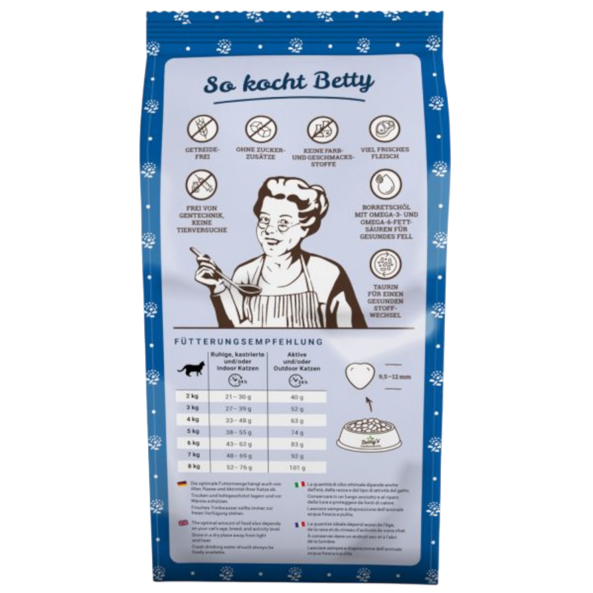 Betty’s Landhausküche Katze Adult – Huhn & Forelle - Zartes Premium-Tr ...